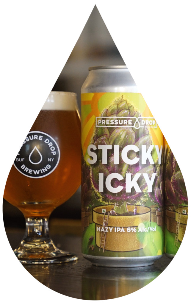 Sticky Icky - Hazy IPA - Pressure Drop Brewing